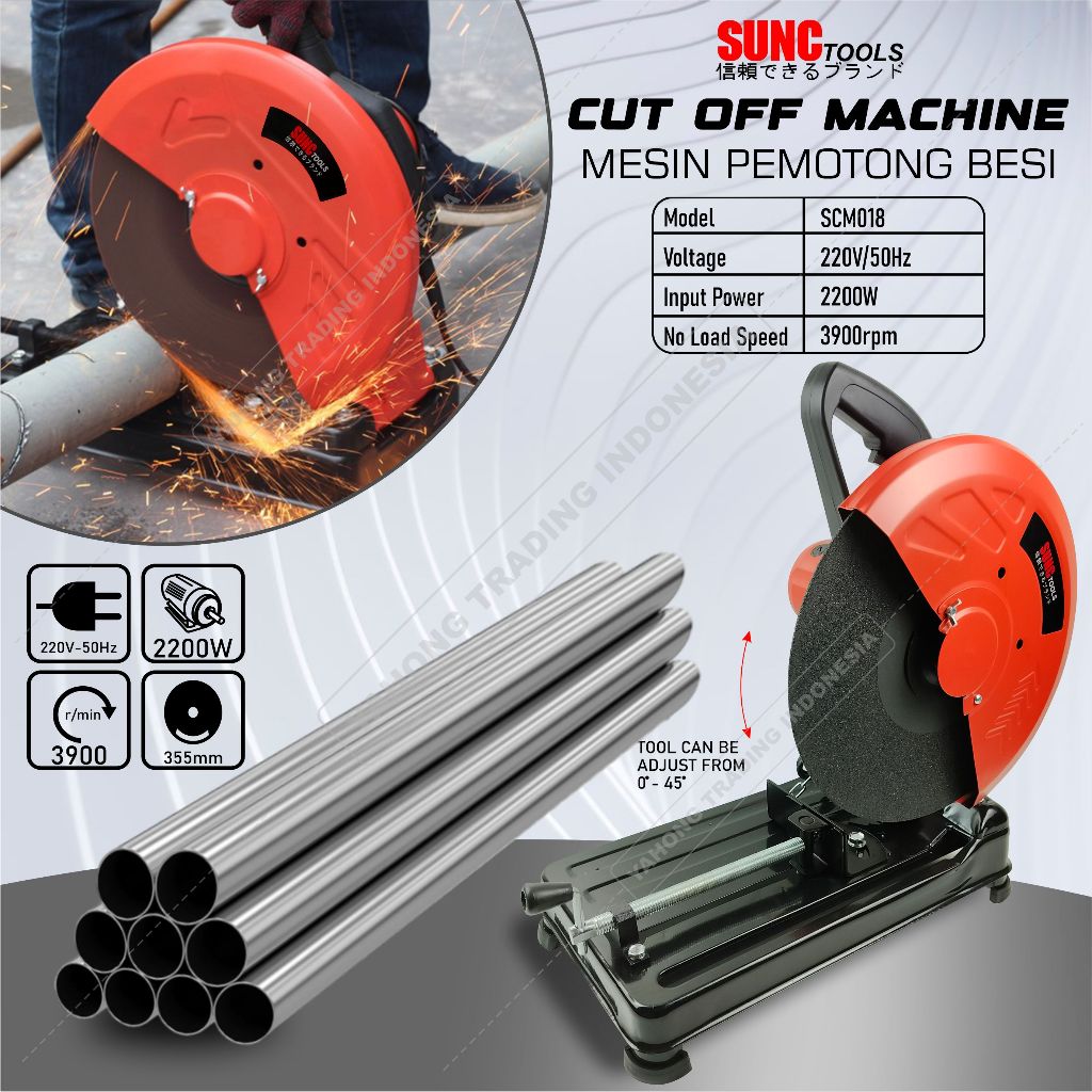 Jual Mesin Potong Besi 14 Inch / Cut Off Machine 14 Inch SUNC TOOLS ...