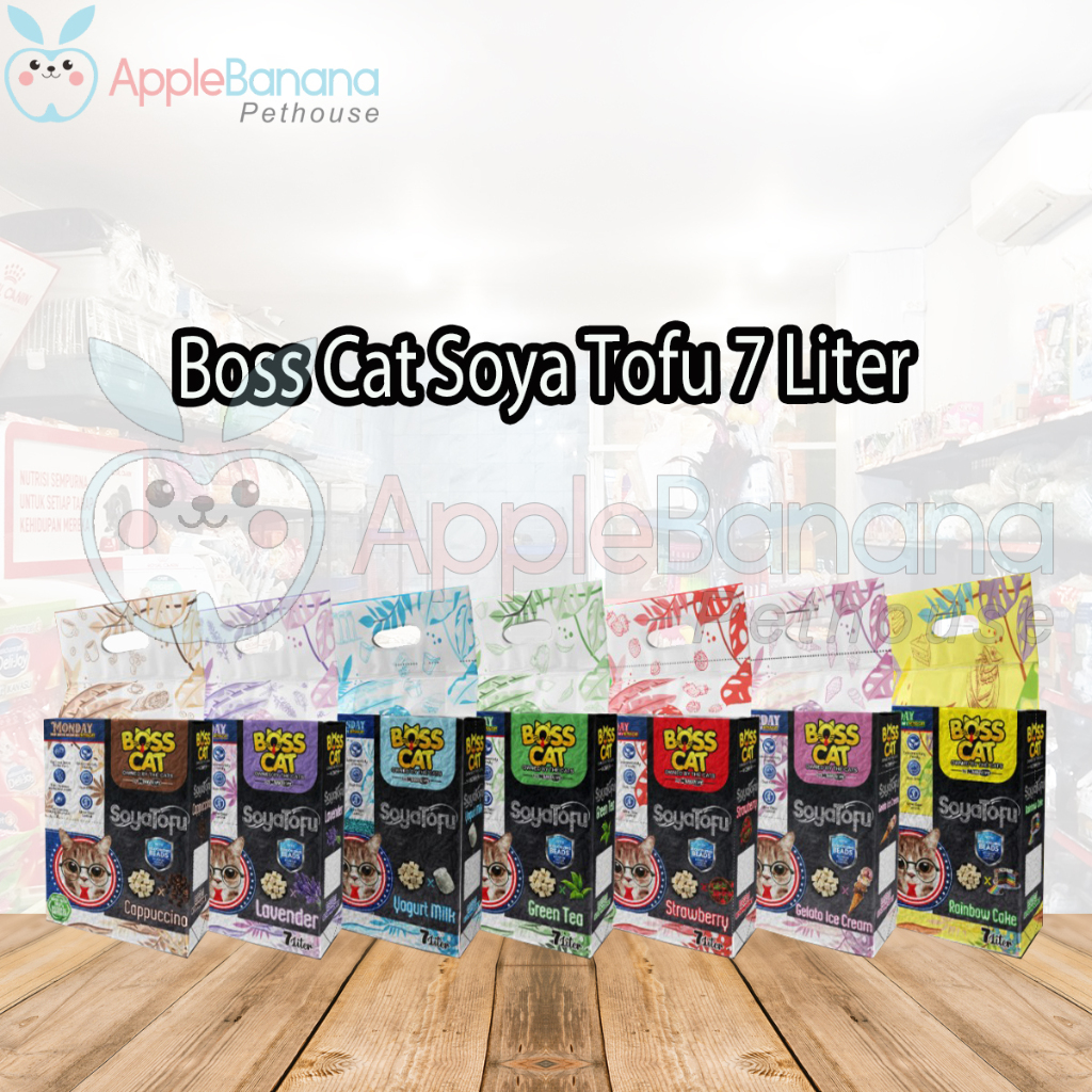 Jual Pasir kucing Boss cat tofu soya 7L / BossCat Pasir Kucing soya tofu 7 Litter | Shopee Indonesia