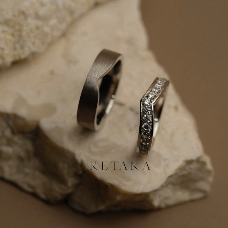 Jual Cincin Kawin Tunangan Cincin Tunangan Cincin Couple Perak Silver ...