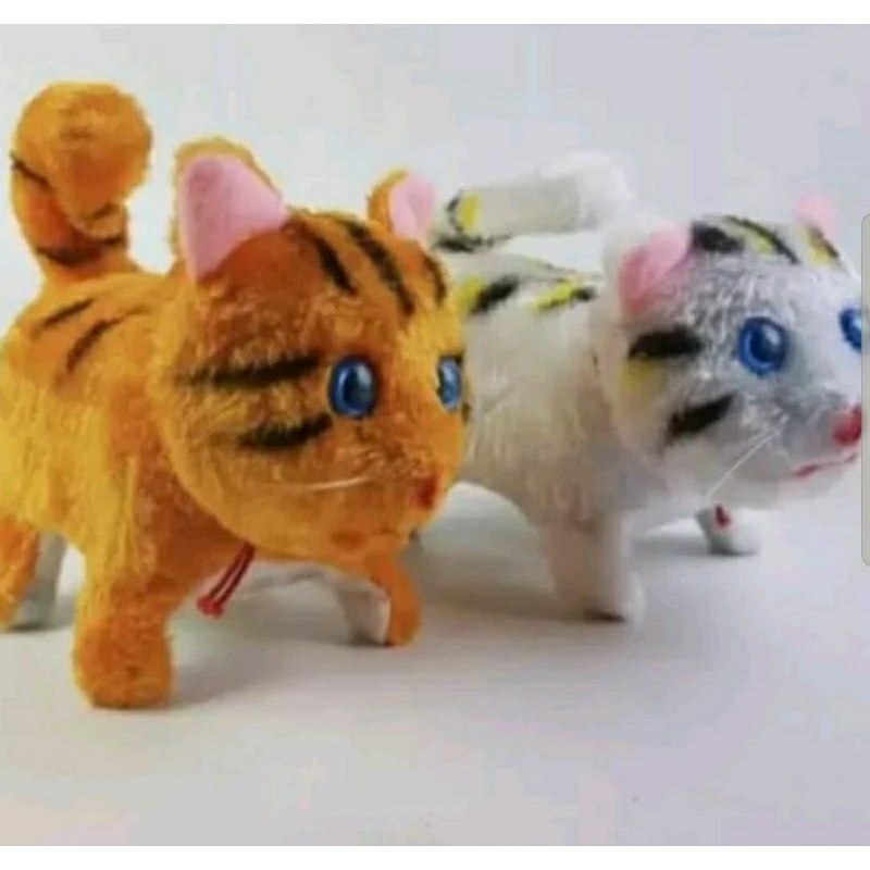 Jual Mainan boneka kucing bisa jalan bunyi anak edukatif | Shopee Indonesia