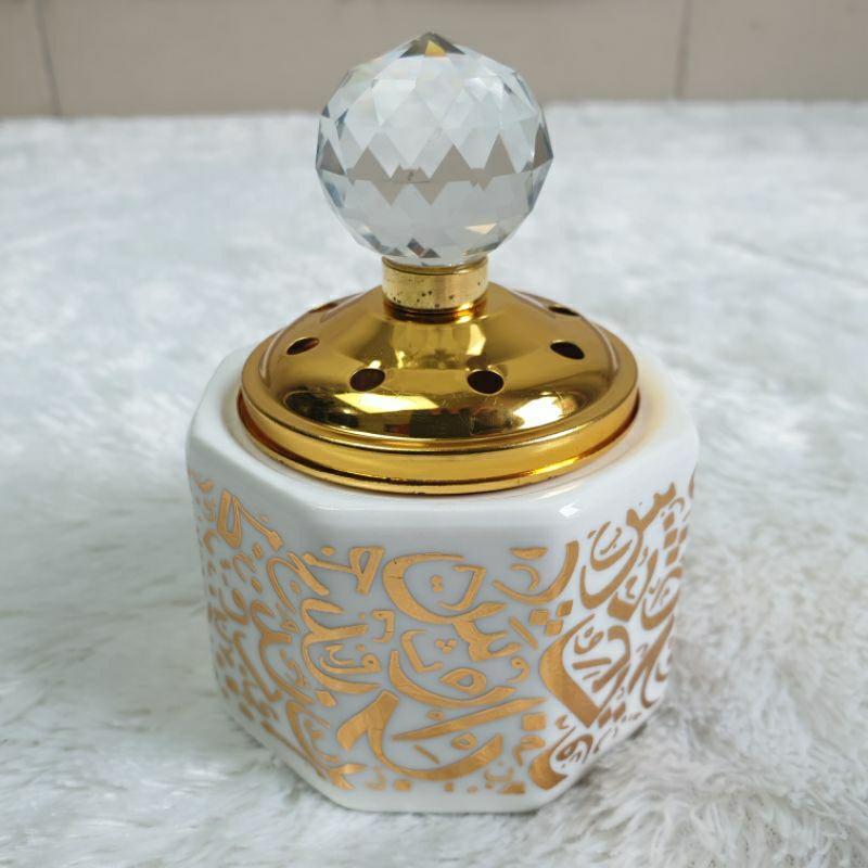 Jual Mabkhara Arab Keramik Segi Enam | Mabkhara Arab Putih Kecil ...