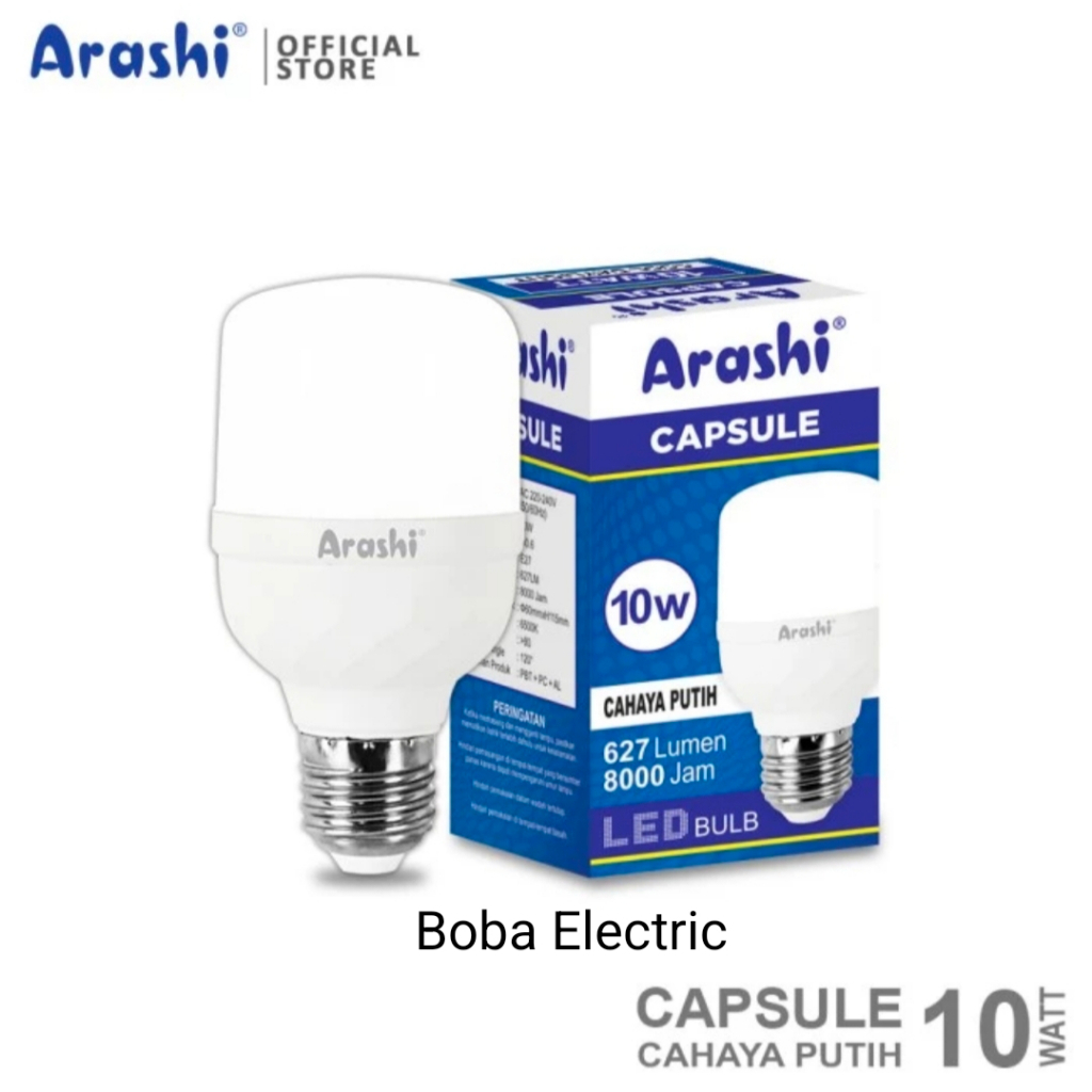 Jual Arashi Lampu LED Capsule 10 watt CDL | Shopee Indonesia