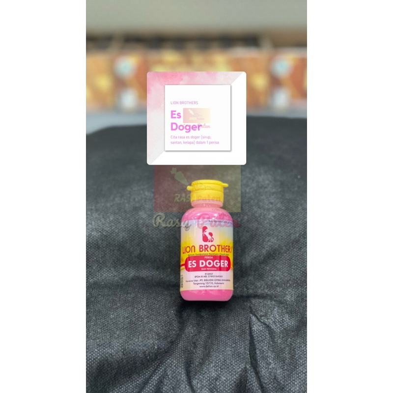 Jual ES DOGER LION BROTHERS 60 gr Perisa dan Pewarna Halal Food Grade ...