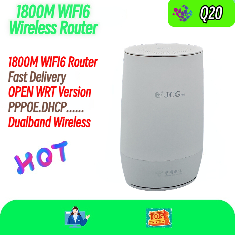 Jual AX1800 DUAL BAND WI-Fi6 ROUTER MESH WIFI6 JCG Q20 OPEN WRT Bekas ...