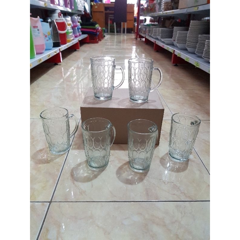 Jual Gelas es teh manis/Gelas beling jempol/Gelas Bir IE (per 6pcs ...