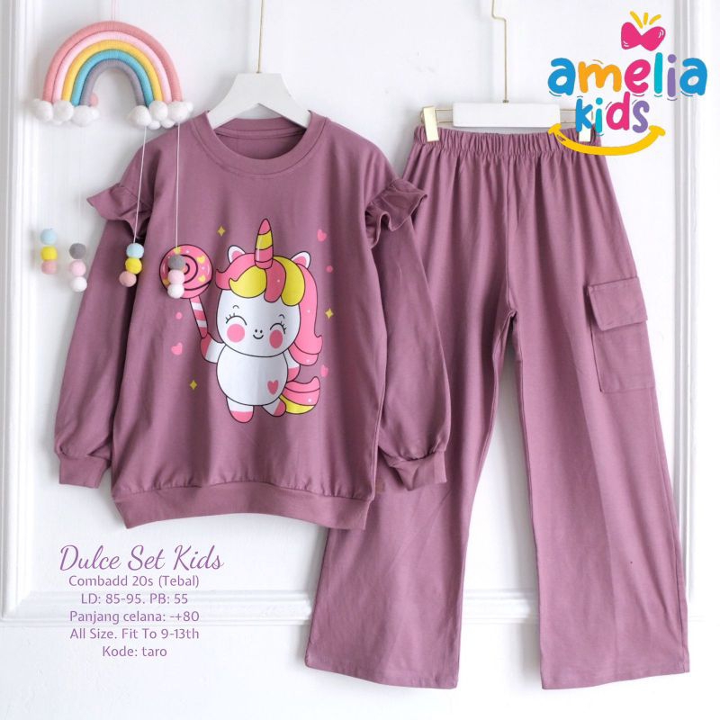 Jual Baju setelan anak model terbaru 2024 Dulce Set Kids | Shopee Indonesia
