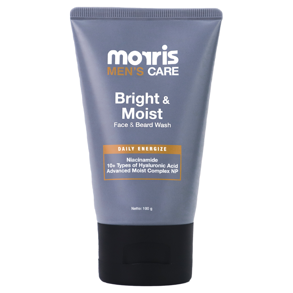 Jual MORRIS MEN Bright and Moist Face and Beard Wash 100gr | Shopee ...