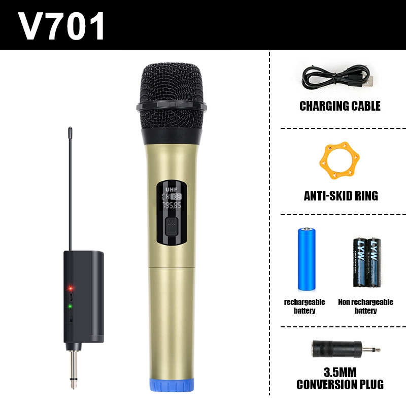 Jual NEW BAXS V601/V602 wireless microphone hand held Mic wireless ...