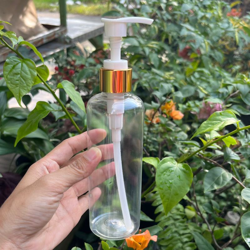 Jual Botol Pump Bening 250ml Tutup Gold | Shopee Indonesia