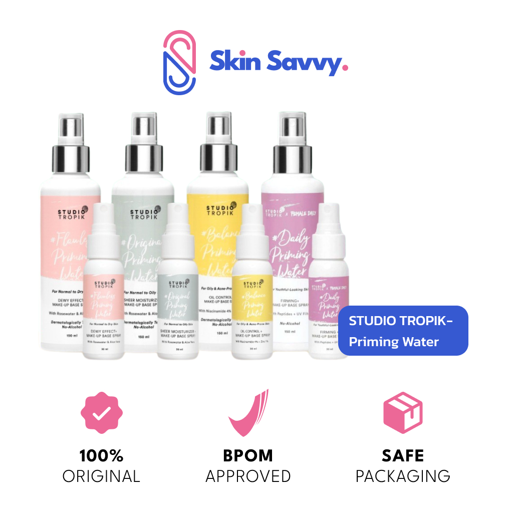 Jual STUDIO TROPIK - Priming Water Original | Flawless | Balance | Daily | Big Size 150mL ...
