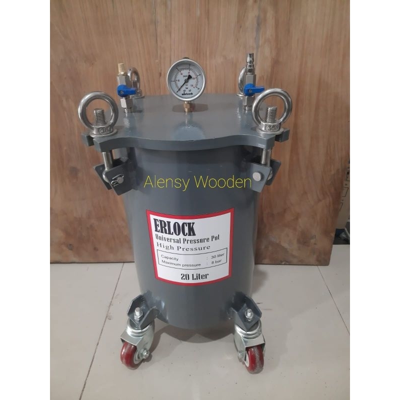 Jual Pressure Pot Universal kapasitas 20 Liter - max 8 Bar | Shopee ...