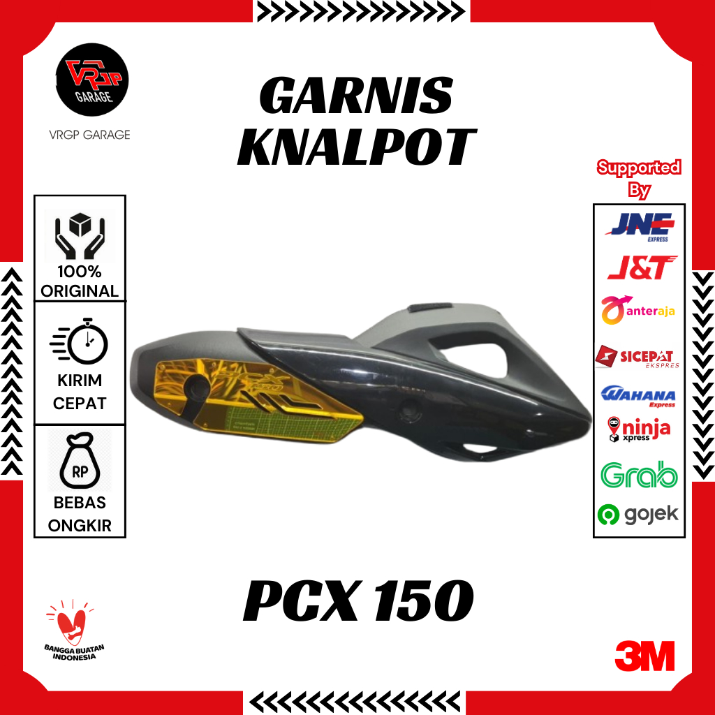 Jual VRGP GARNIS KNALPOT PCX 150/ GARNIS KNALPOT HONDA PCX 150 BAHAN ...