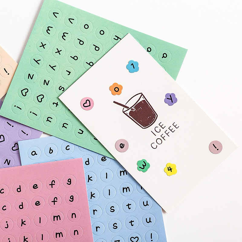 Jual [LAST STOCK] Ringo Stuff - Letter Sticker Sheet Stiker Motif Huruf ...