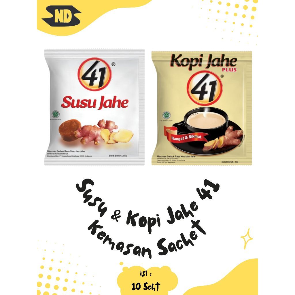 Jual Susu Kopi Jahe 41 Minuman Jahe Kemasan Sachet Renceng | Shopee ...