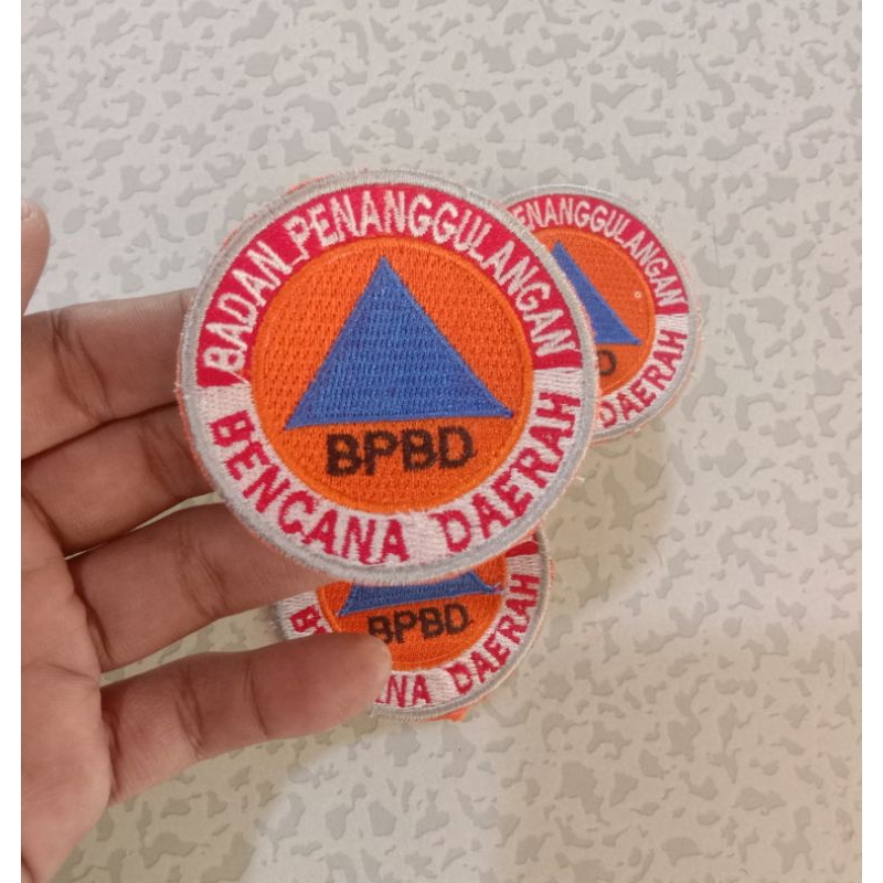 Jual logo/emblem bordir BPBD ukuran 6.5cm | Shopee Indonesia