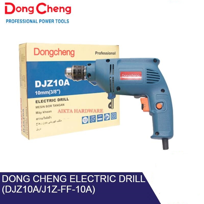 Jual DONG CHENG DJZ10A / J1Z-FF-10A ELECTRIC DRILL / Mesin Bor Tangan 10mm | Shopee Indonesia