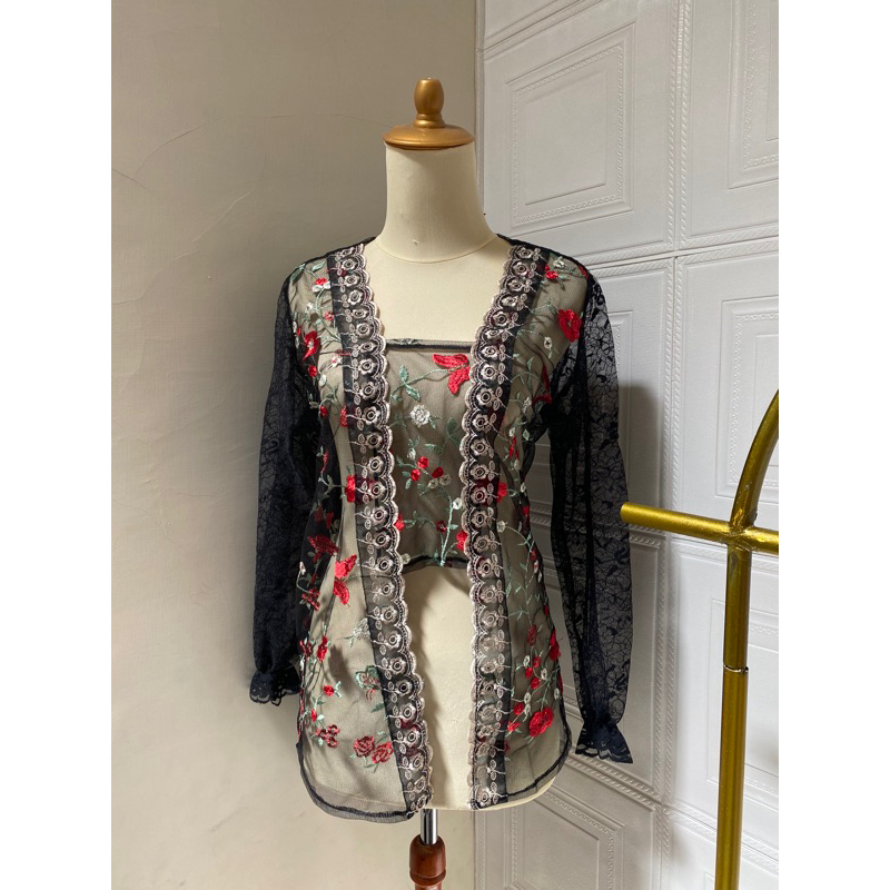 Jual Kebaya Kutu Baru Kondangan Modern | Outer Brukat Kutu Baru Pesta ...