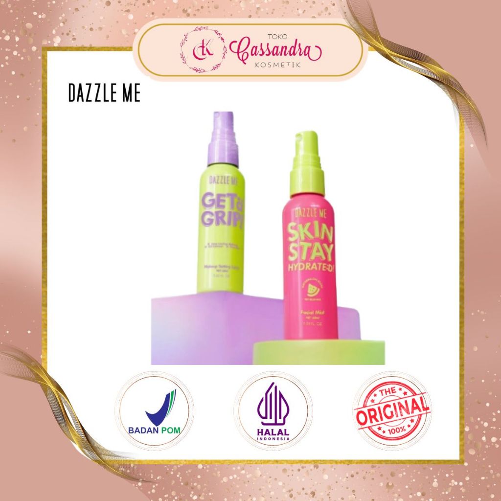 Jual DAZZLE ME GET A GRIP SETTING SPRAY | SKIN STAY FACIAL MIST 60ML ...