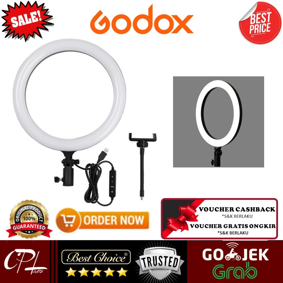 Jual Godox LR120 Bi-Color LED Ring Light (12") | Shopee Indonesia