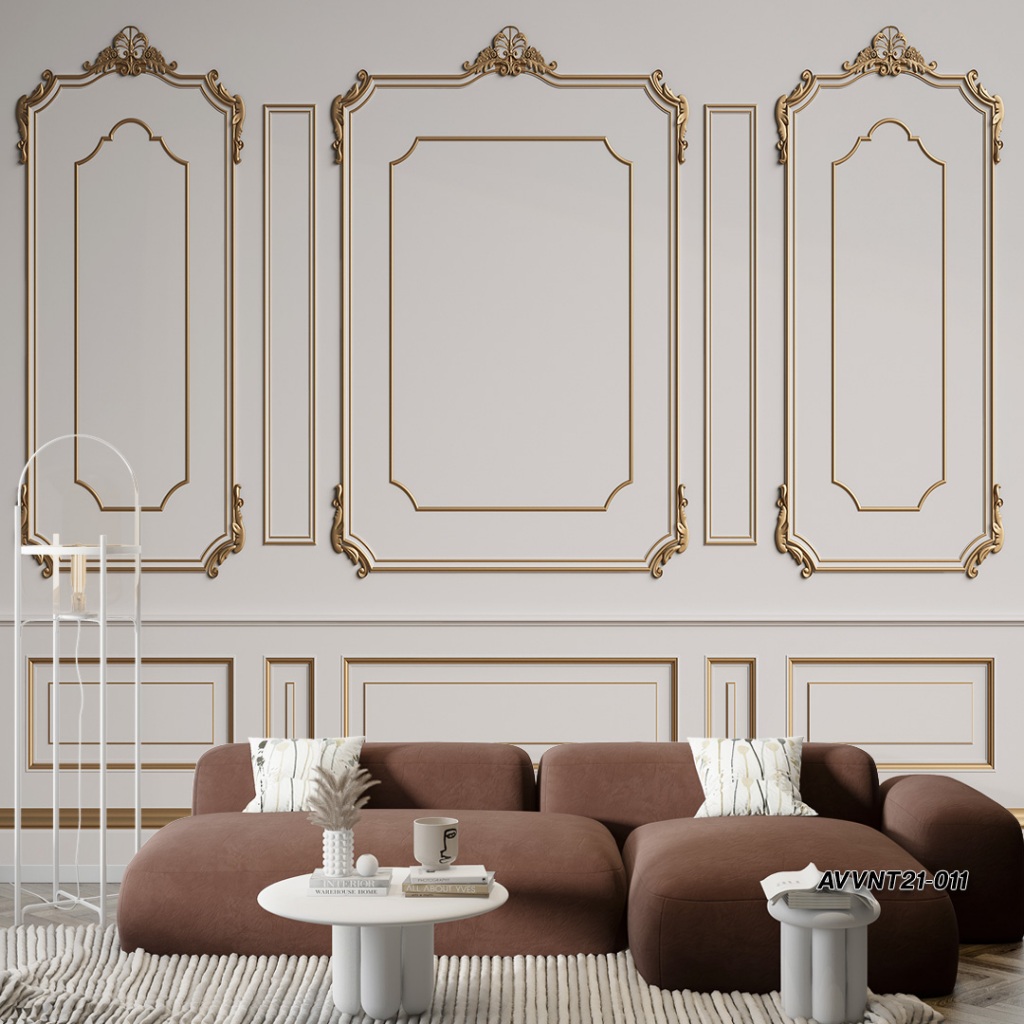 Jual Wallpaper Dinding Custom 3d | Ruang Tamu | Motif Abstrak Molding ...