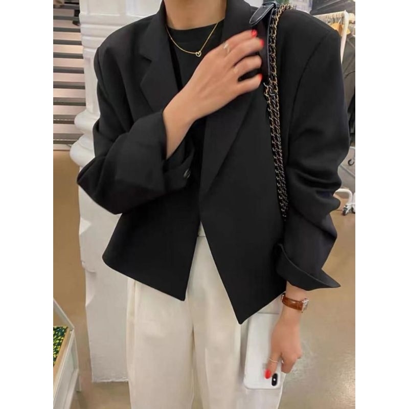 Jual Blazer Hitam | Shopee Indonesia