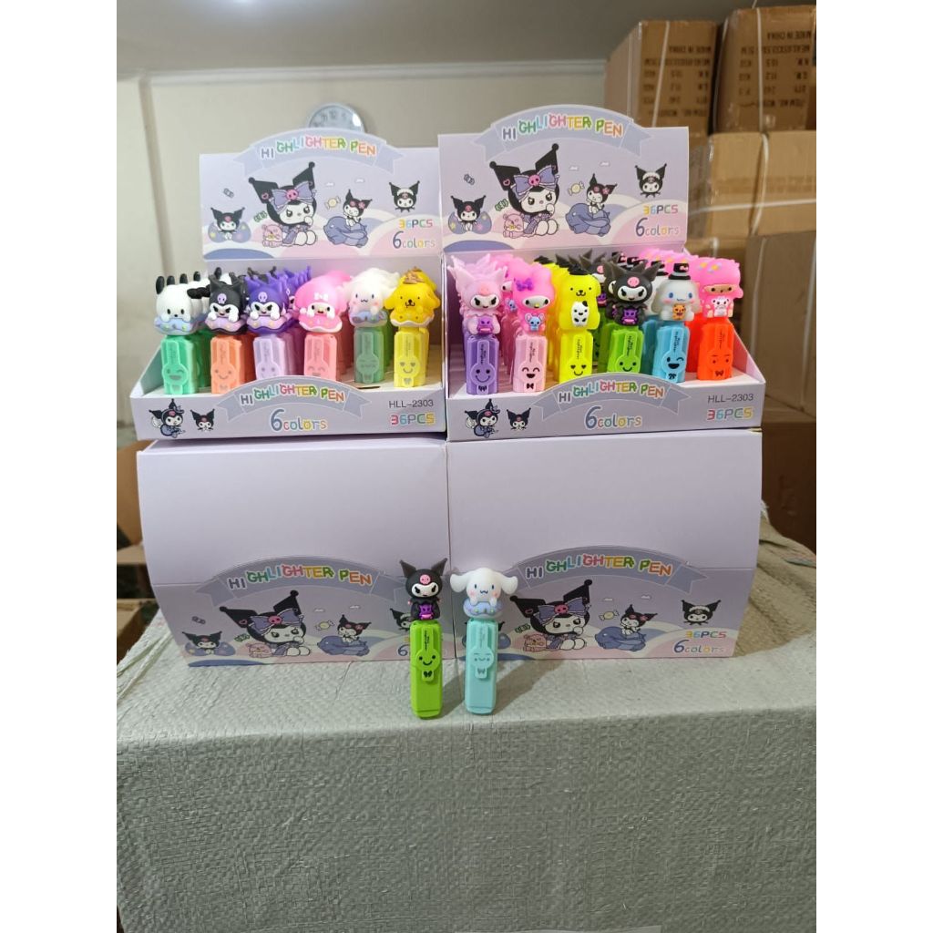 Jual SF-93 STABILO SANRIO HIGLIGHTER PENANDA WARNA KARAKTER LUCU ...