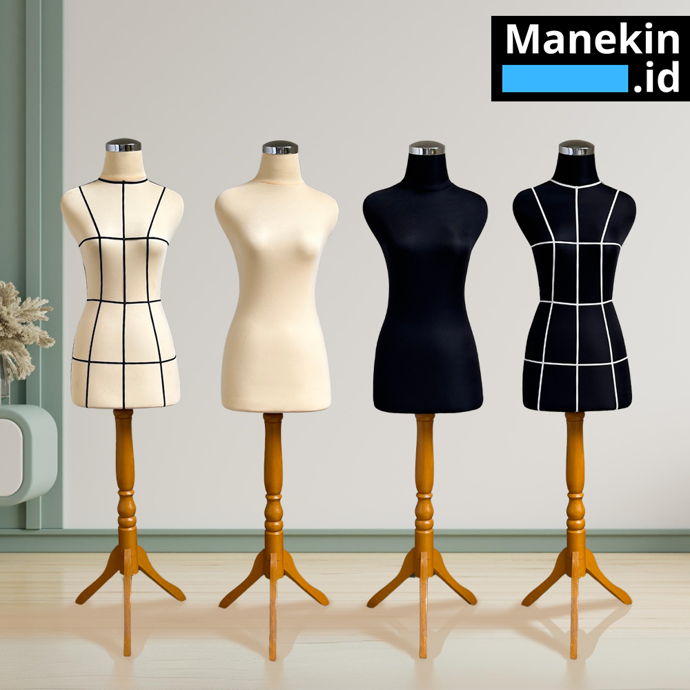 Jual Manekin Wanita Lapis Busa Tutup Besi Dressmaker - Patung Baju Dm ...