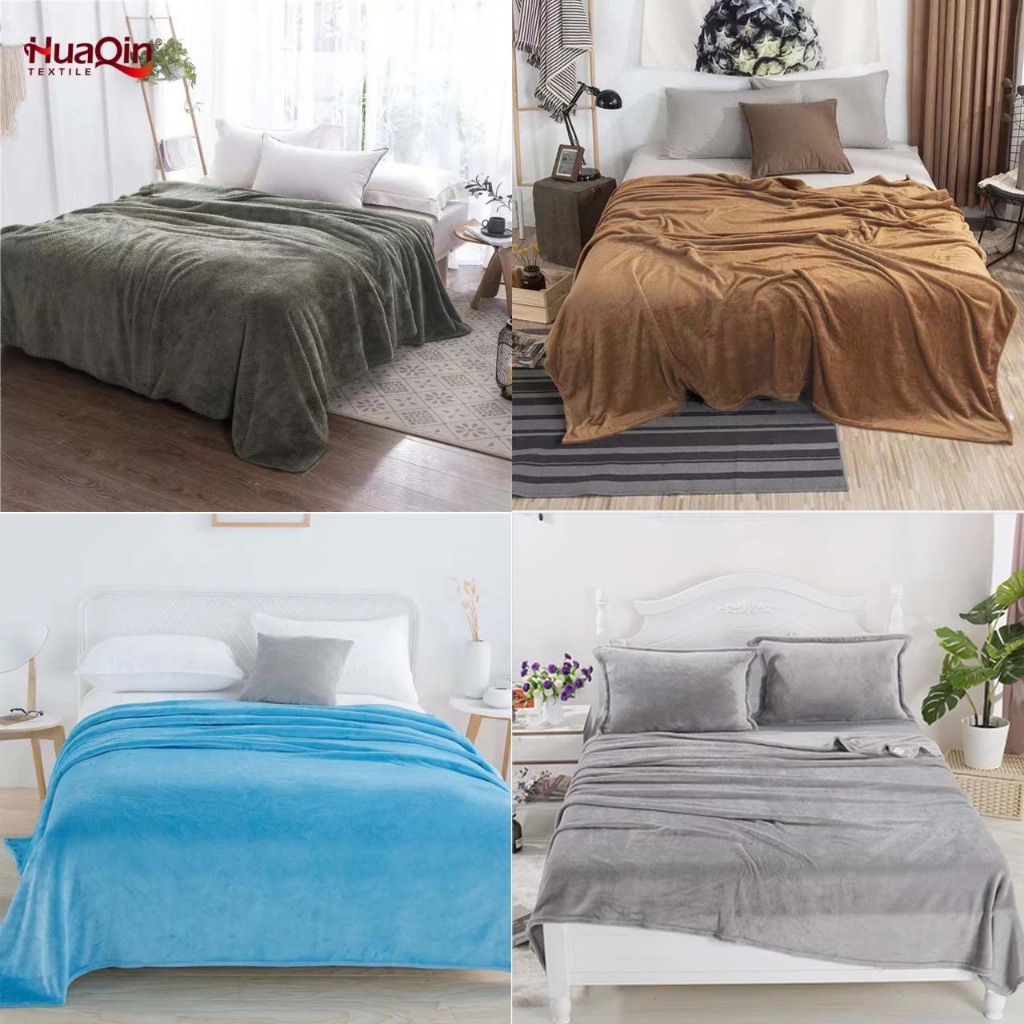 Jual Selimut dewasa Pola polos ukuran 150*200 180*200 200*220 | Shopee ...