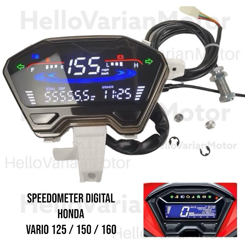 Jual Speedometer Digital LED Honda VARIO 125 / 150 / 160 | Shopee Indonesia