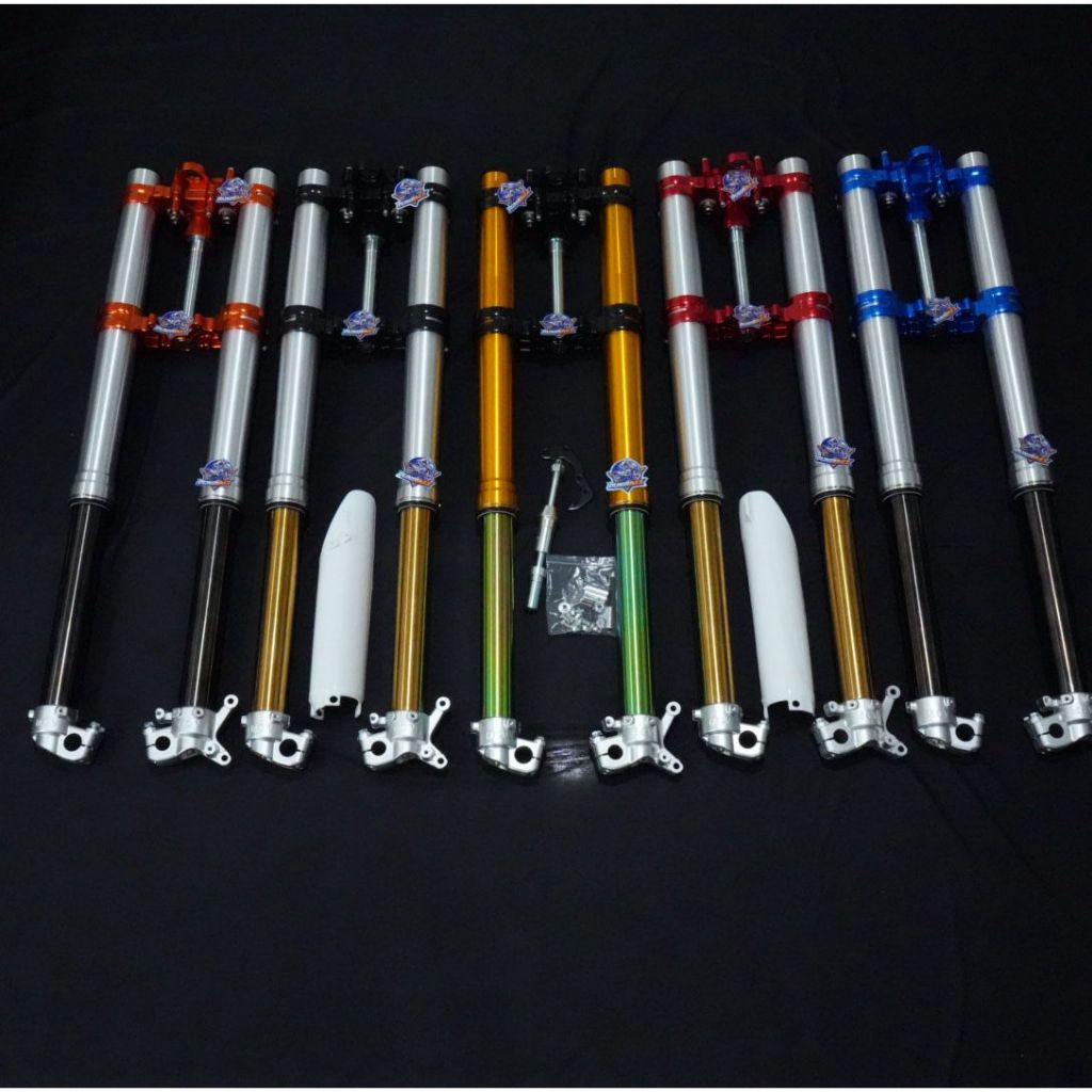 Jual Shock USD Realjump Upside down MGV KLX 150 PNP kunci kontak Model HT | Shopee Indonesia