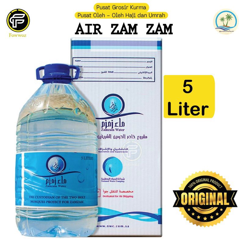 Jual Original Zam Zam 5Liter Zamzam 5 Liter | Shopee Indonesia