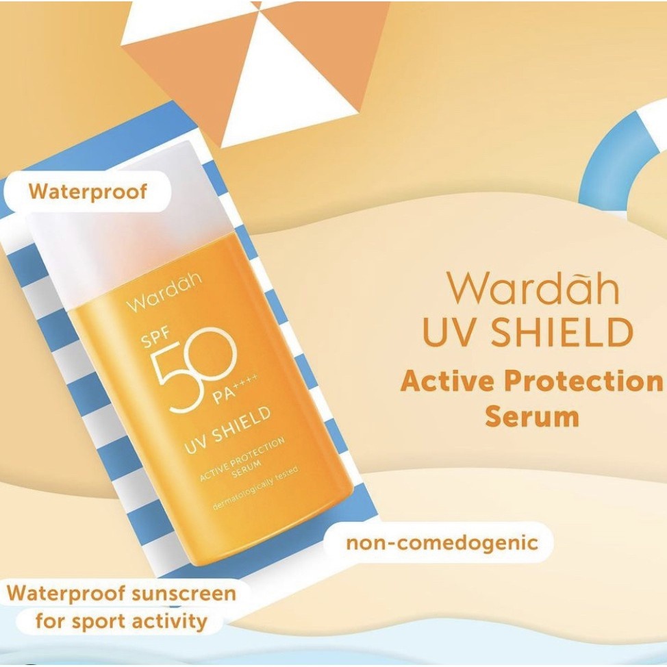 Jual WARDAH UV Shield Sunscreen Gel SPF 35 | UV Shield Sunscreen SPF 50 ...