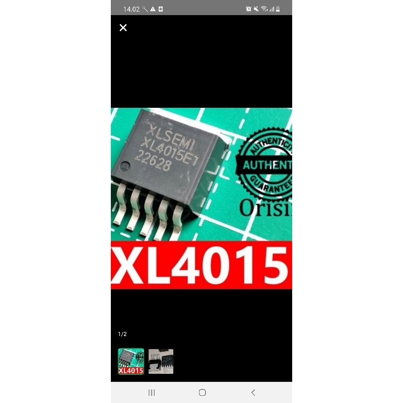 Jual IC XL4015E1 XL4015 5A DC converter buck STEPDOWN STEP DOWN XL 4015 ...