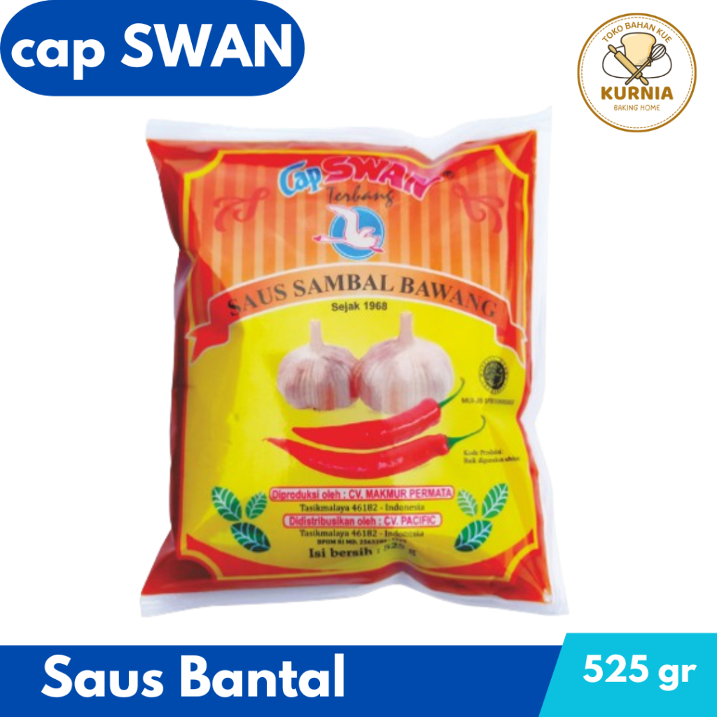 Jual SAUS SAMBAL KEMASAN BANTAL Cap SWAN 525gr | Shopee Indonesia