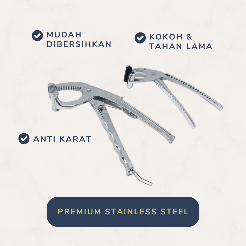 Jual CLAYPOT CLIP JEPITAN SAPO PENCAPIT PIRING STAINLESS STEEL | Shopee ...