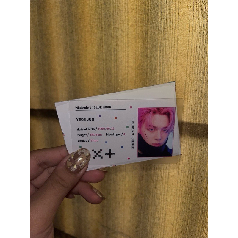 Jual YEONJUN PHOTOCARD OFFICIAL BLUE HOUR MINISODE VER VR // BACA DESK ...