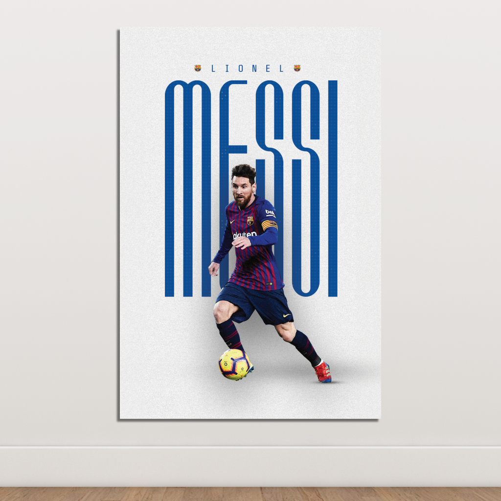 Jual Poster Kayu Lionel Messi Argentina, Barcelona, dan Inter Miami CF ...