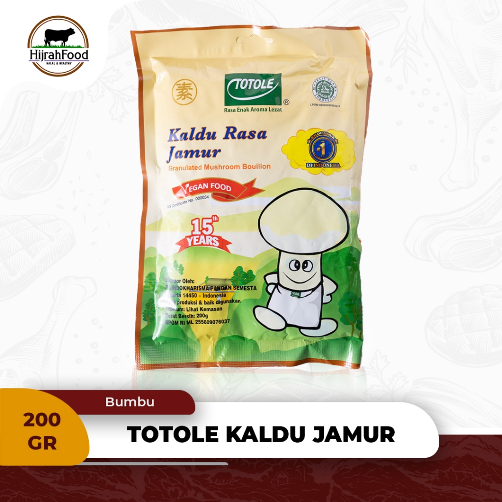 Jual Totole Kaldu Rasa Jamur Mushroom Bouillon Penyedap Rasa 200gr ...
