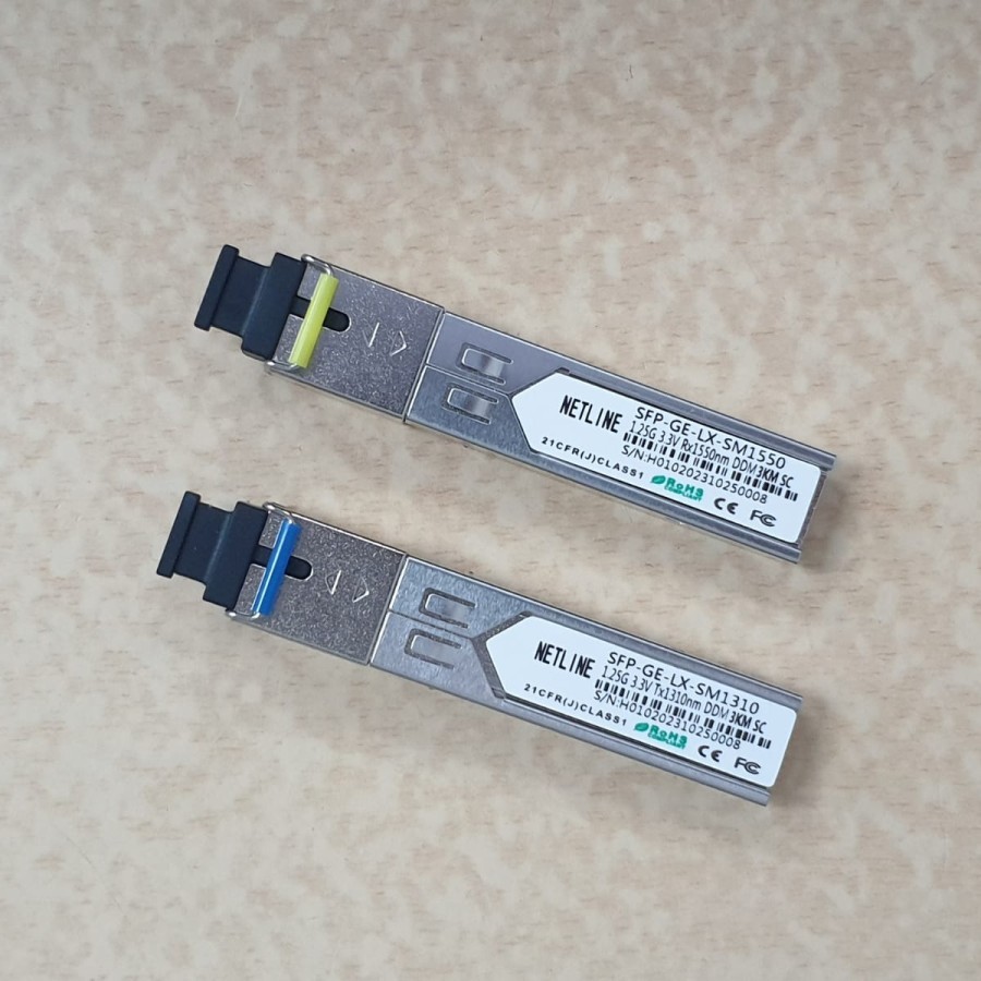Jual NETLINE SFP FIBER OPTIC TRANSCEIVERS FO SC 20KM | Shopee Indonesia