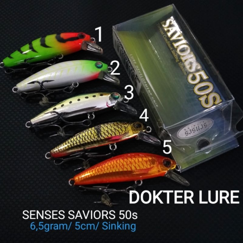 Jual MINNOW SENSES SAVIORS 50s 6.5gram Lure Sinking | Shopee Indonesia