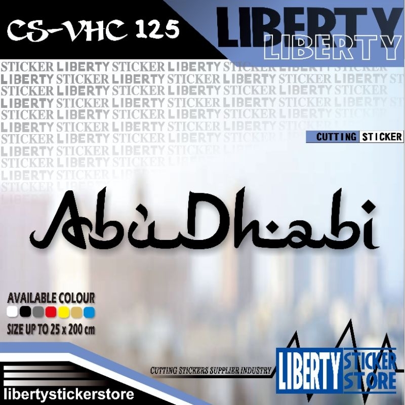 Jual cutting sticker abu dhabi | cutting stiker abu dhabi | sticker abu ...
