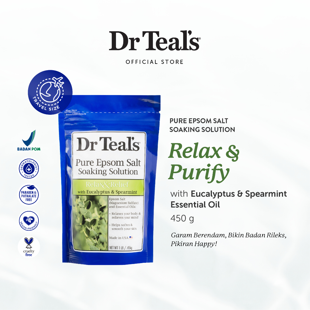 Jual Dr Teals Dr Teals Pure Epsom Salt Soaksgaram Berendam