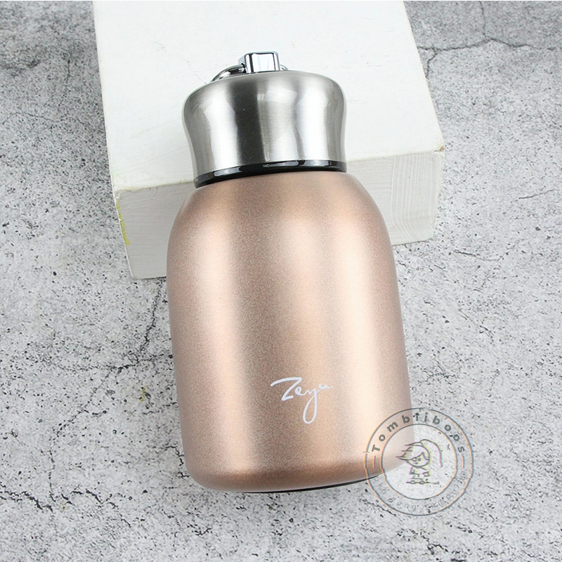 Jual 304 baja tahan karat Botol Minum Thermos 300ml Mini Tahan Panas dan Dingin | Shopee Indonesia