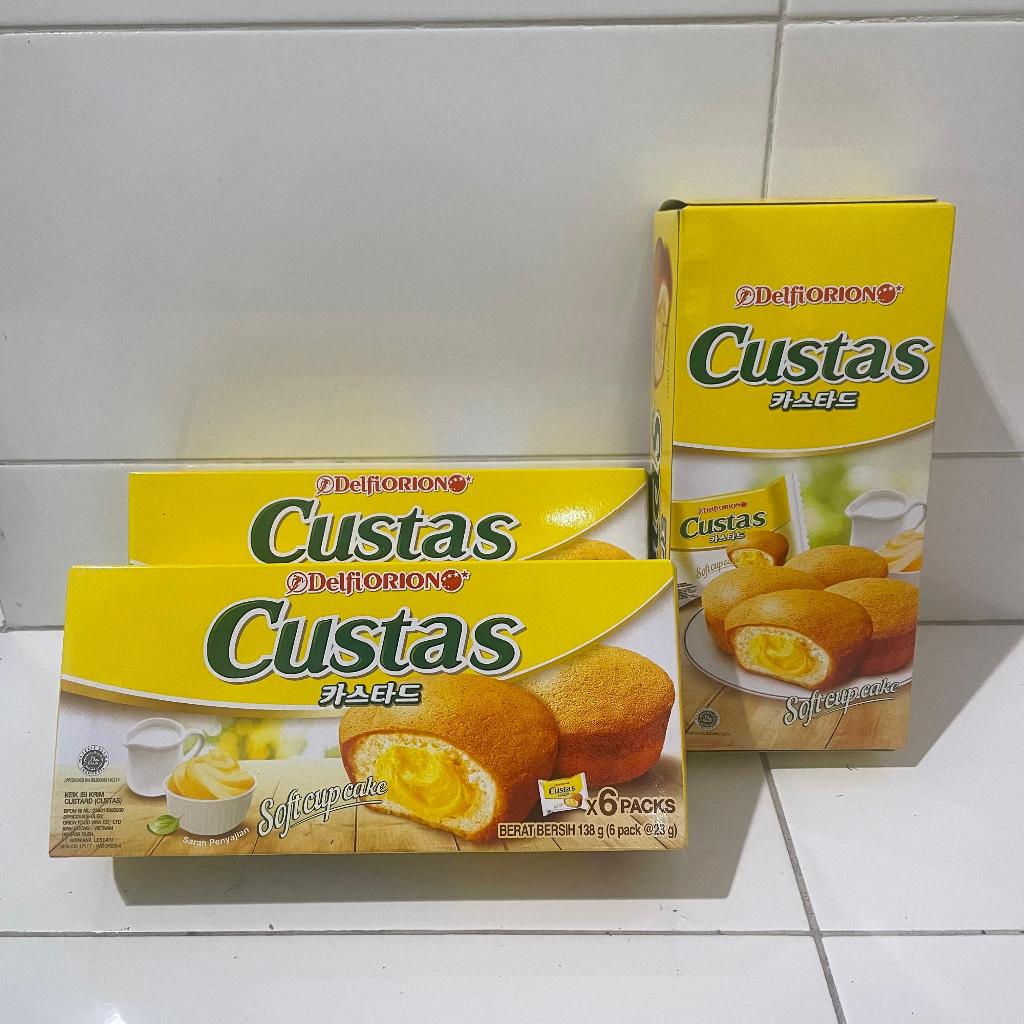 Jual DELFI ORION CUSTAS SOFT CUP CAKE 6 PACK x 23 GR | Shopee Indonesia