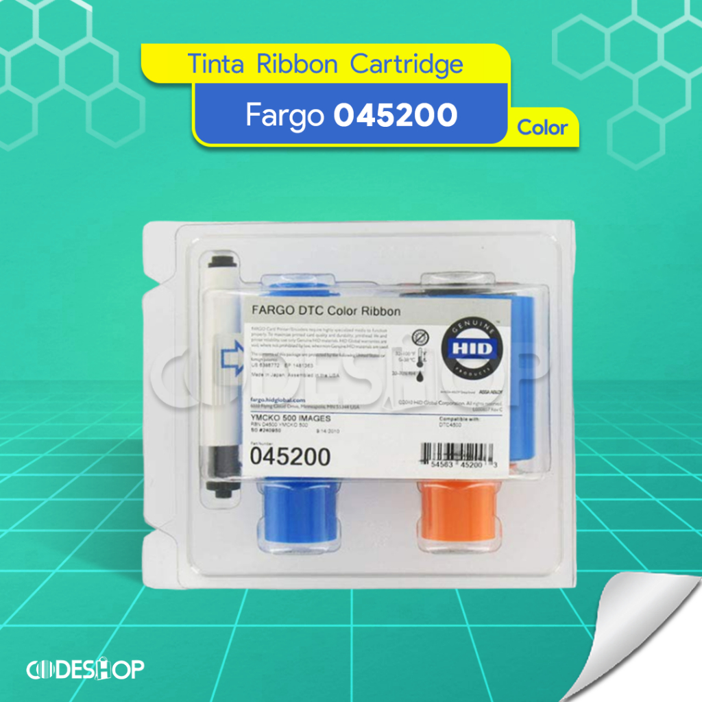 Jual Tinta Printer ID Card Fargo DTC 4500 500 Sisi PN 045200 | Shopee ...