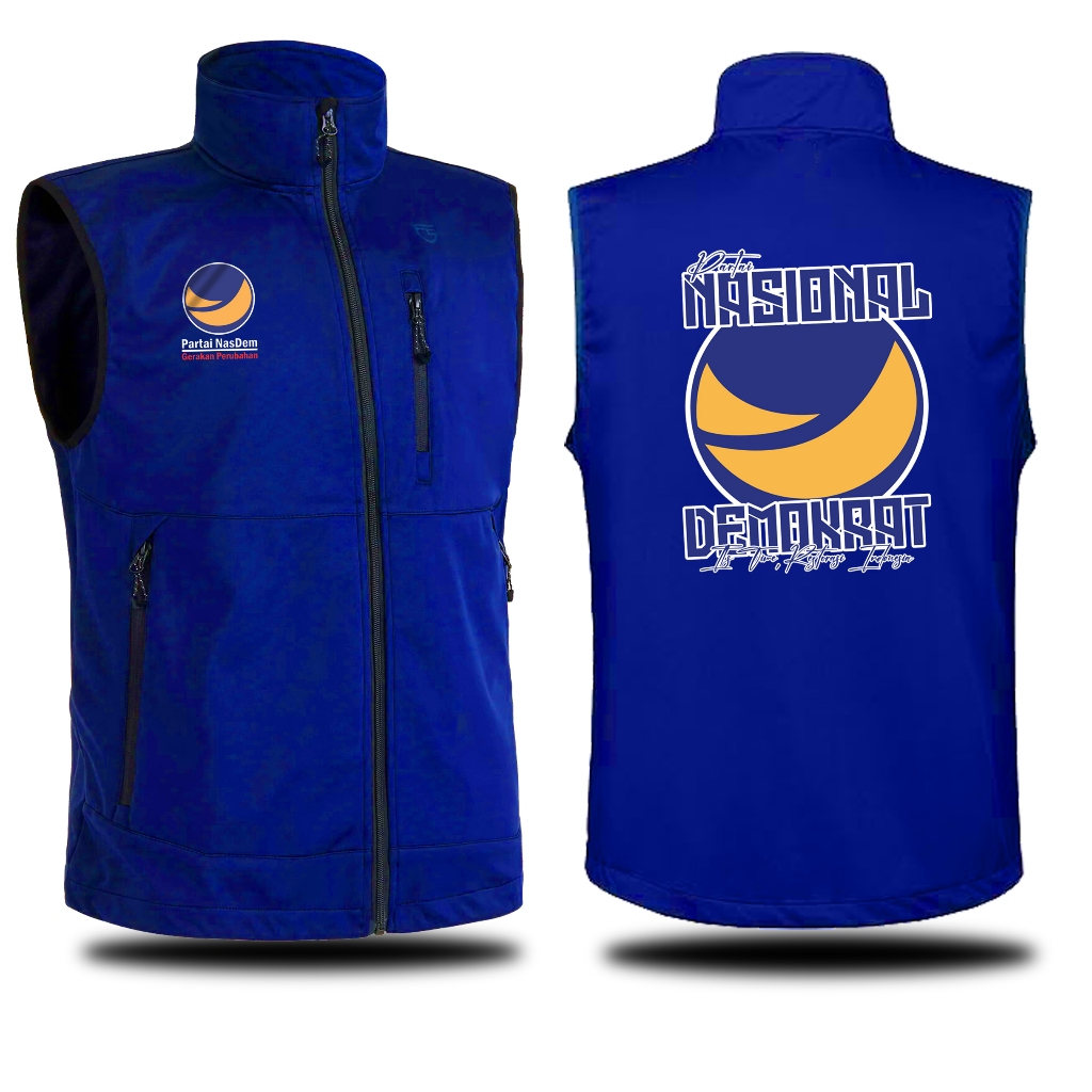 Jual Rompi Partai NASDEM Parasut Semi WF Bisa Custom Caleg DLL | Shopee ...