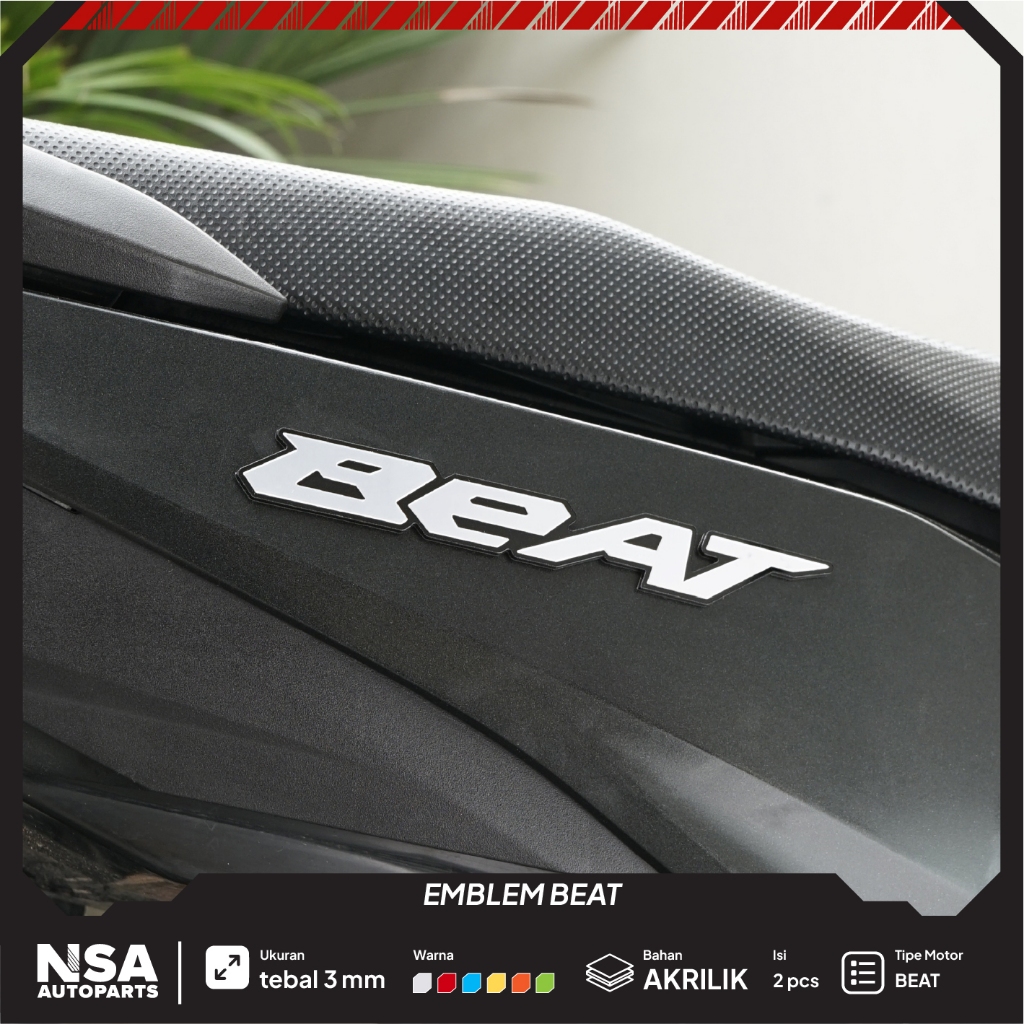 Jual 2PCS EMBLEM TIMBUL LOGO BEAT DELUXE KARBU FI STREET ESP 3D BUKAN ...