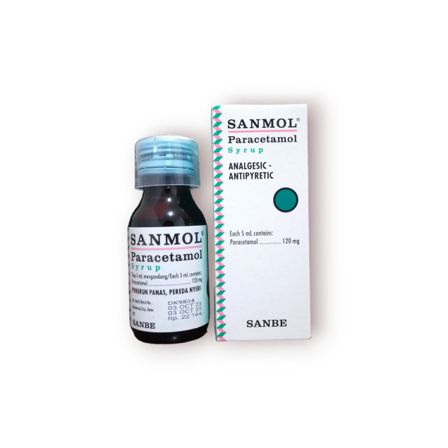 Jual Sanmol Syrup Sanbe Sanmol 60 Ml | Shopee Indonesia