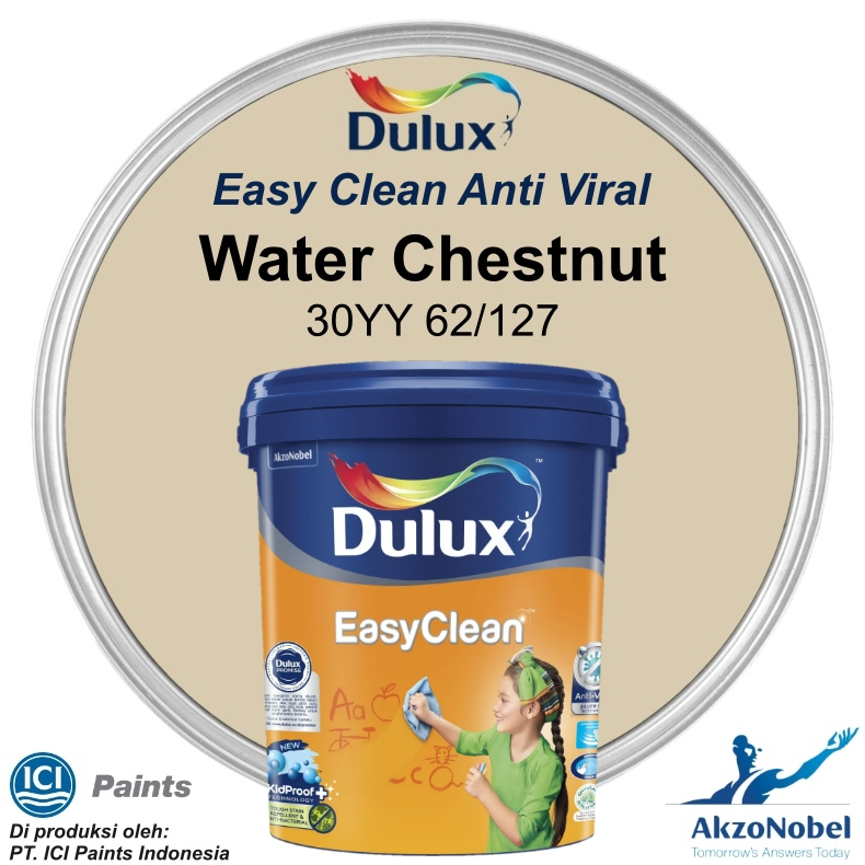 Jual CAT DULUX EASY CLEAN 2.5 LT - WATER CHESTNUT 30YY 62/127 | Shopee ...