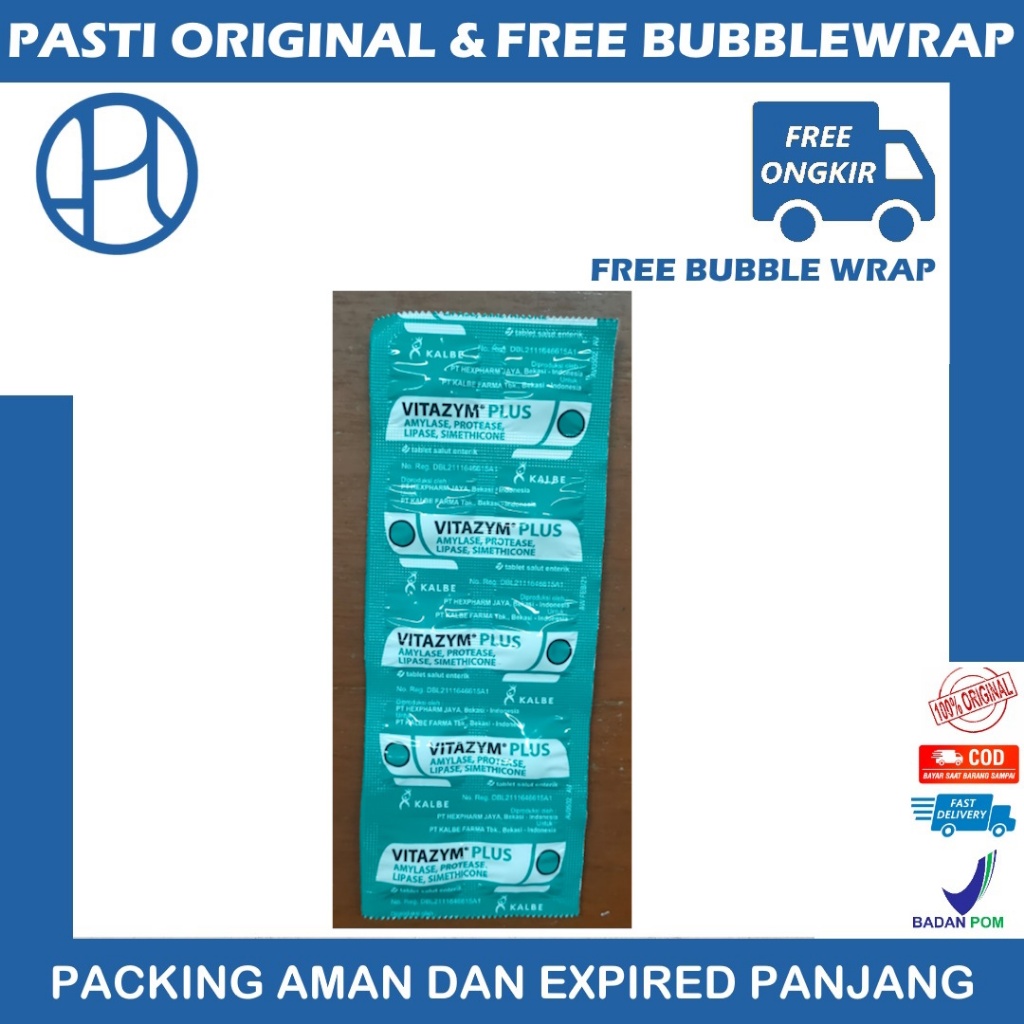 Jual VITAZYM PLUS STRIP 10 TABlet | Shopee Indonesia